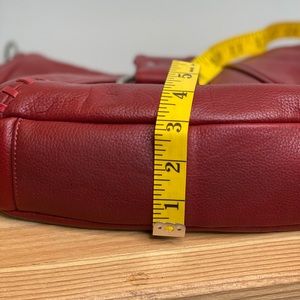 Stone Mountain Accessories | Bags | Stone Mountain Genuine Red Leather ...